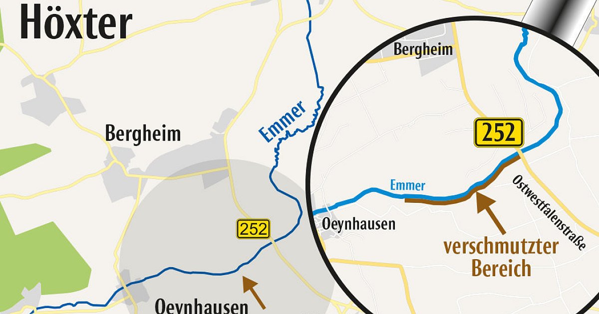 Pilz in der Emmer löst Alarm aus | Lokale Nachrichten aus Lippe - LZ.de