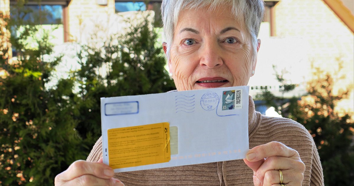 Post schickt Brief zurück und droht Bielefelderin 50 Euro Strafe an ...