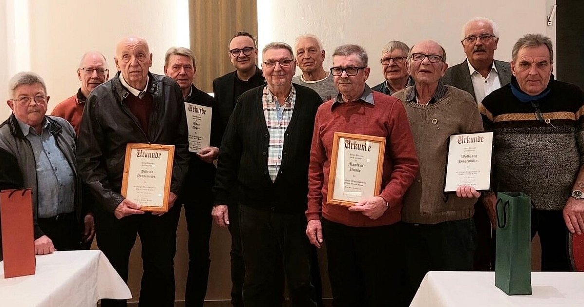 Ziegler Lieme ehren ihre "Veteranen" | Lokale Nachrichten aus Lemgo - LZ.de