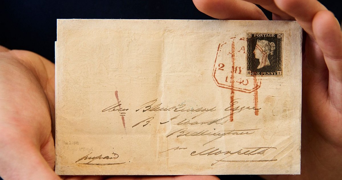 Erster Brief mit Marke könnte bei Auktion Millionen bringen ...