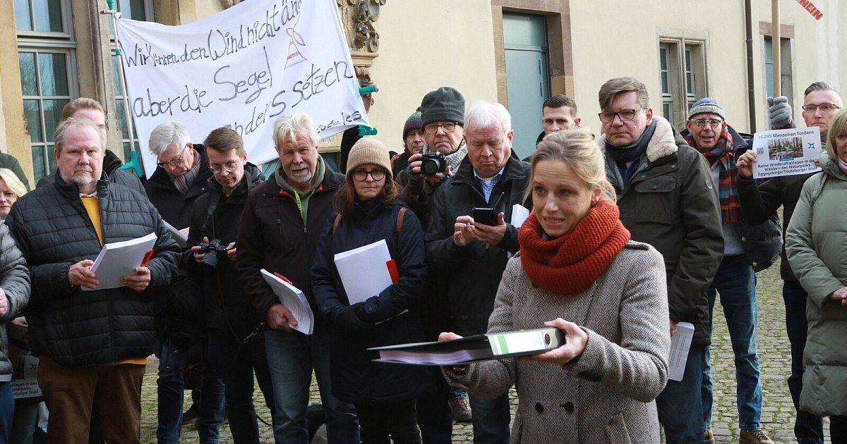 Horn-Bad Meinberger Teuto-Windkraftgegner: Warum die Rotoren abgelehnt werden müssen | Lokale ...