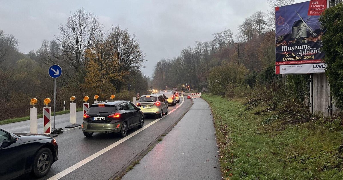 Bau des Kreisverkehrs an der Paderborner Straße in Detmold geht am Montag in nächste Phase ...