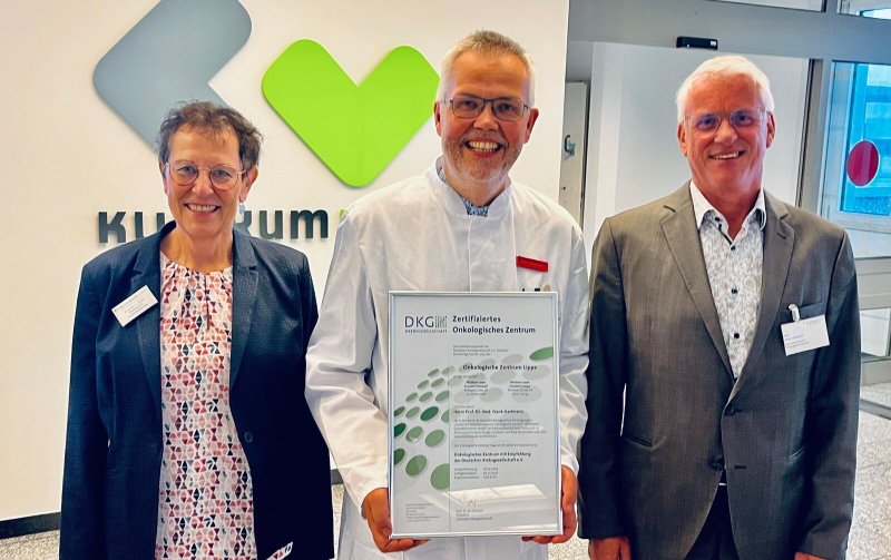 Onkologisches Zentrum Lippe erhält Zertifizierung von der Deutschen ...