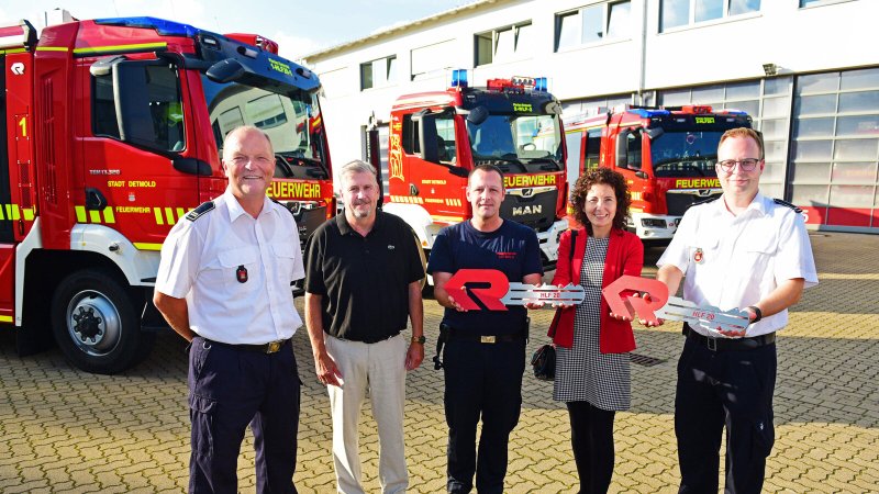 Mega-Investition: Drei Hightech-Wagen für die Detmolder Wehr | Lokale Nachrichten aus Detmold ...