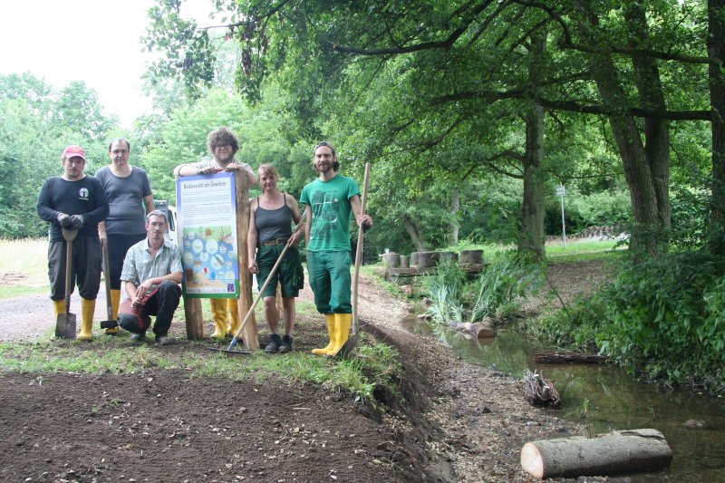 Werre in Bad Meinberg wird in natürlicheren Zustand versetzt | Lokale ...