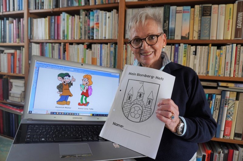 Hannelore Budde bringt Blombergs Stadtgeschichte kindgerecht zu Papier ...