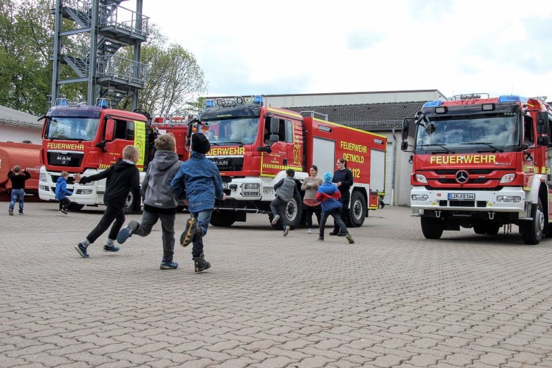 Die Kinderfeuerwehr mischt die Detmolder Wache auf | Lokale Nachrichten aus Detmold - LZ.de