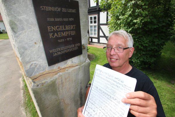 Lemgoer will Werk von Engelbert Kaempfer in Original-Optik drucken ...