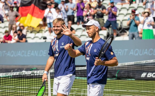 Diese Tennis-Jungväter streben beim ATP-Turnier in Halle nach dem Titel ...